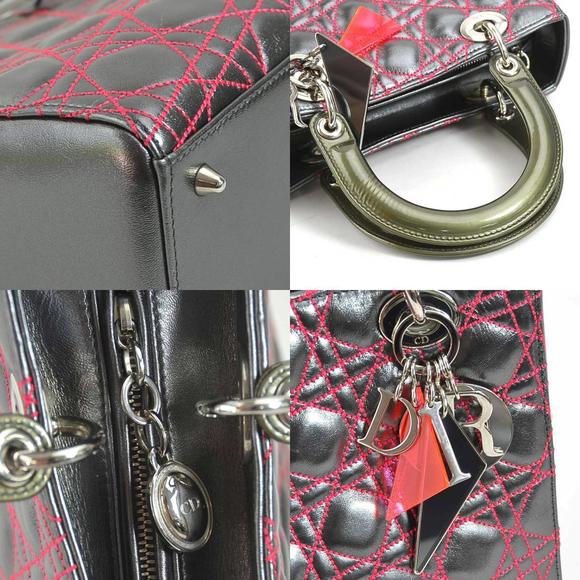 Dior | Bags | Christian Dior Lady Dior Anselm Lyle Leather Shoulder Bag ...